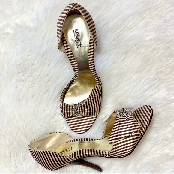 Splash | Shoes | Vintage Splash Fashion Footwear Open Toe Heels With ...
